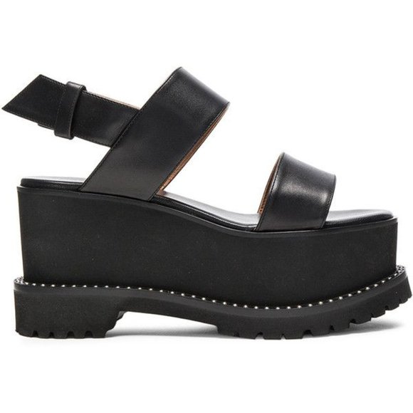 Givenchy | Shoes | Givenchy Black Ursa Platform Sandals Size 365 | Poshmark